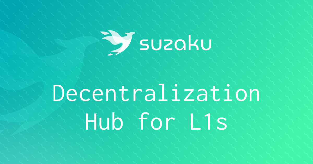 Introduction | Suzaku Docs